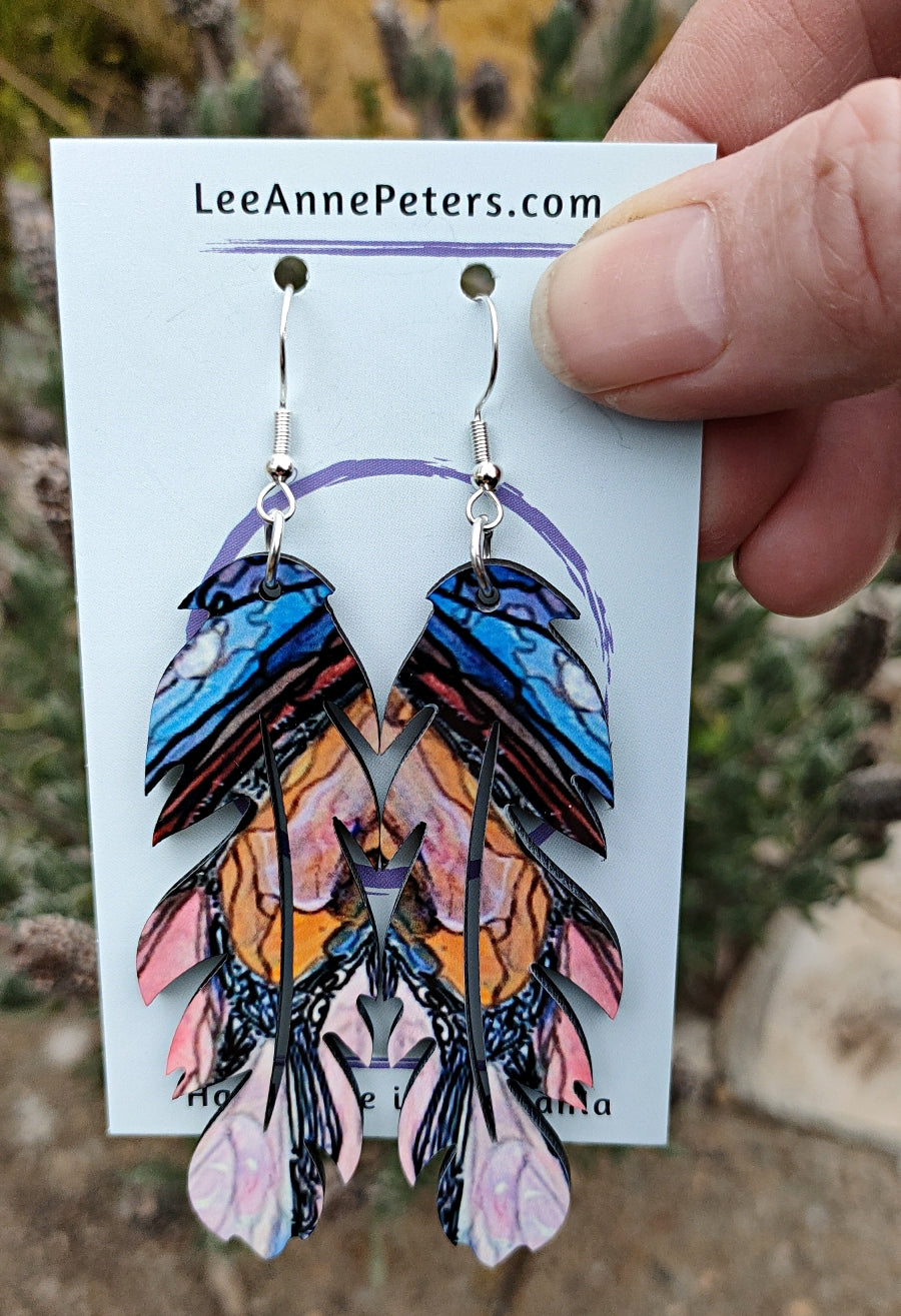 Art Earrings hook style